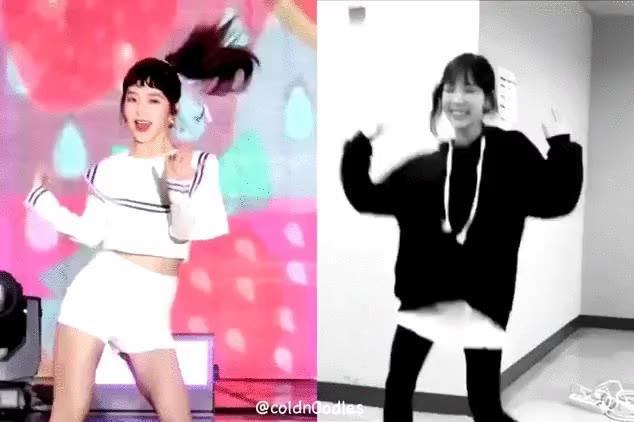 태연 & 아이린 (feat. 빨간맛).gif