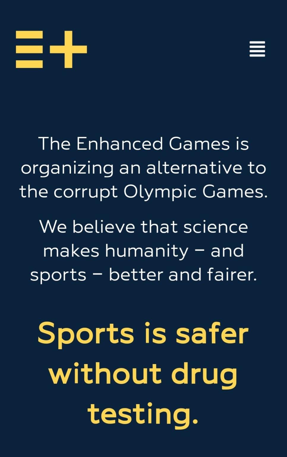 공식적으로 약물을 허용하겠다는 스포츠 이벤트