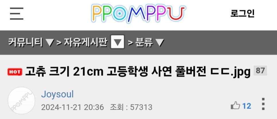 고추 크기 21cm 인증한 고딩.jpg