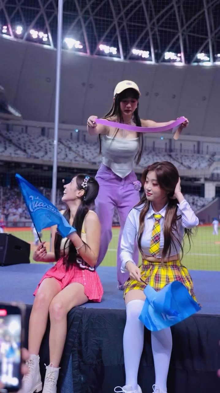 이주은 치어리더 결박하는 동료